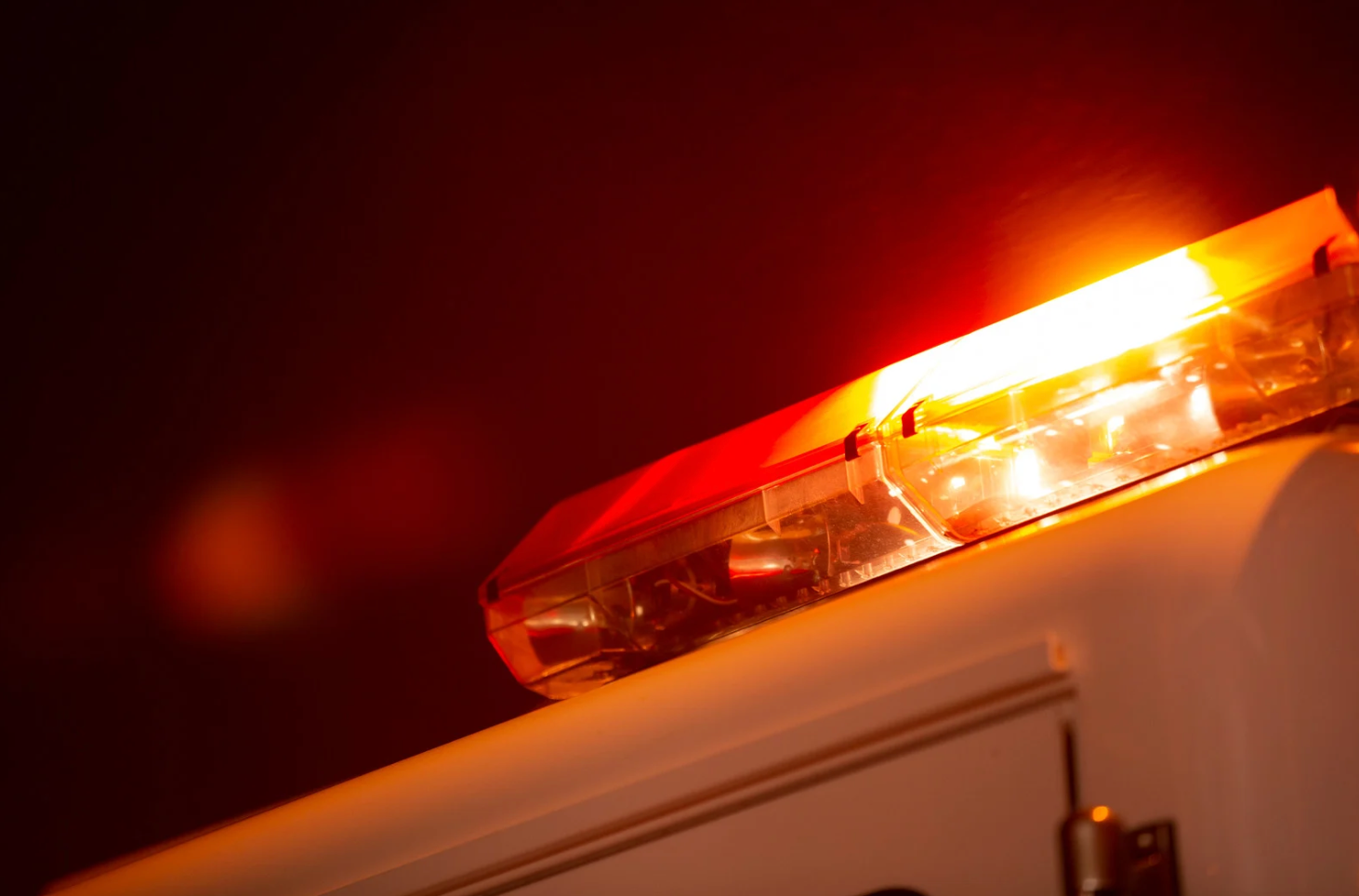 emergency lights on top of vehicle